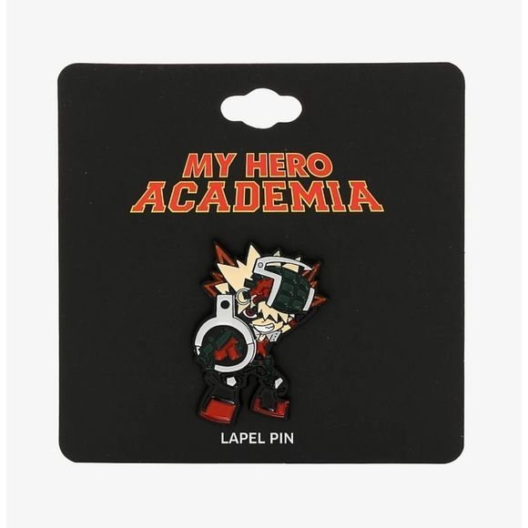 Funimation | Other | My Hero Academia Bakugo Chibi Action Enamel Pin ...